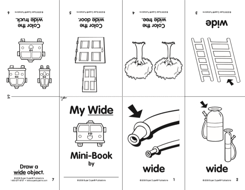 [어린이 영어자료]미니북 만들기/Basic Concepts Mini-Book : 네이버 블로그
