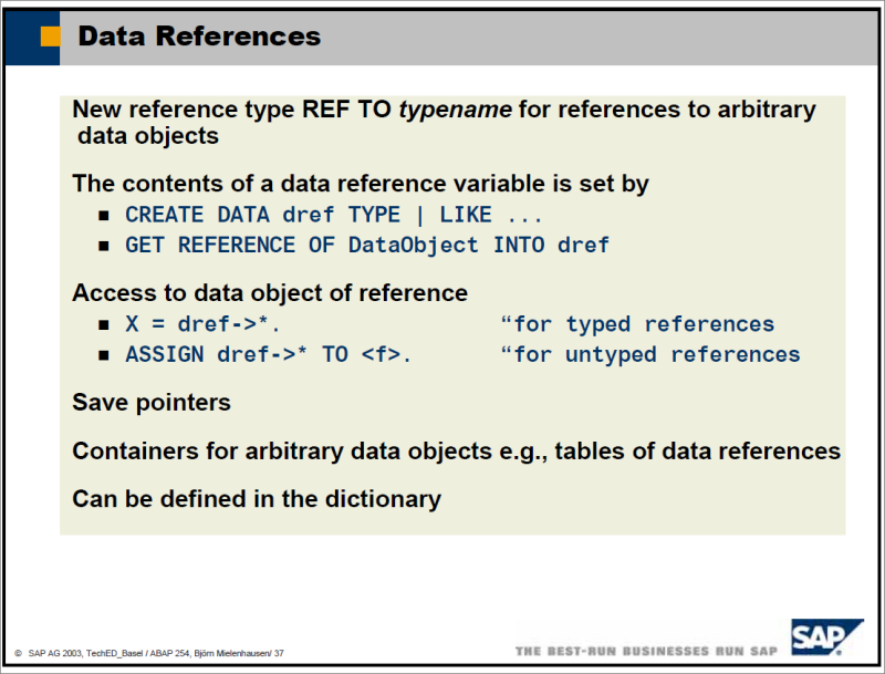 [SAP ABAP] Data Reference : 네이버 블로그