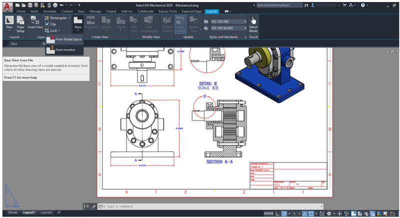 기계 제조 설계, 오토캐드 메카니컬 AutoCAD Mechanical 로 작업 시간 절감 : 네이버 블로그