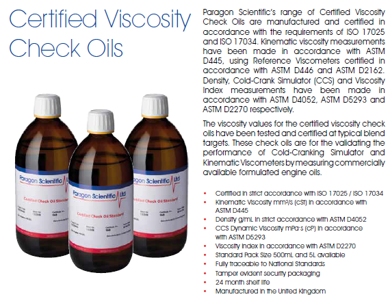 Paragon Scientific Certified Reference Materials (CRMs) and Standards ...