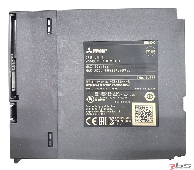 [품절/재고 없음]Q03UDVCPU / 미쓰비시 Q PLC 미사용 중고 판매_케이스 없음 / 이더넷내장_MITSUBISHI ...
