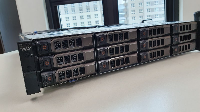 중고스토리지 DELL R730XD E5-2660v3 2P 20코어 40스레드 3.5베이 12개 GPU서버 딥러닝 : 네이버 블로그