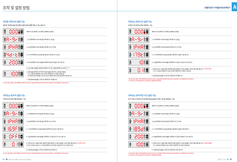 [EMPR/EOCR] LS ELECTRIC(LS산전) DMP60-T, DMP06i-T 사용설명서 살펴보기 : 네이버 블로그