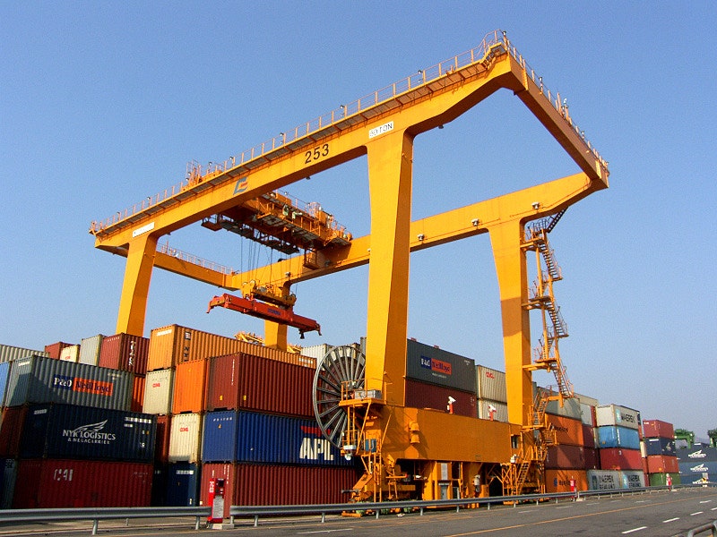 항만하역장비 - 트렌스퍼 크레인에 관해 Cargohandling Equipments - About Transfer Crane ...