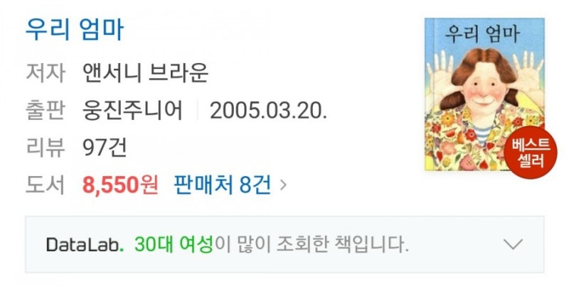 앤서니브라운 우리엄마 엄마가 읽어주는 동화책 네이버 블로그