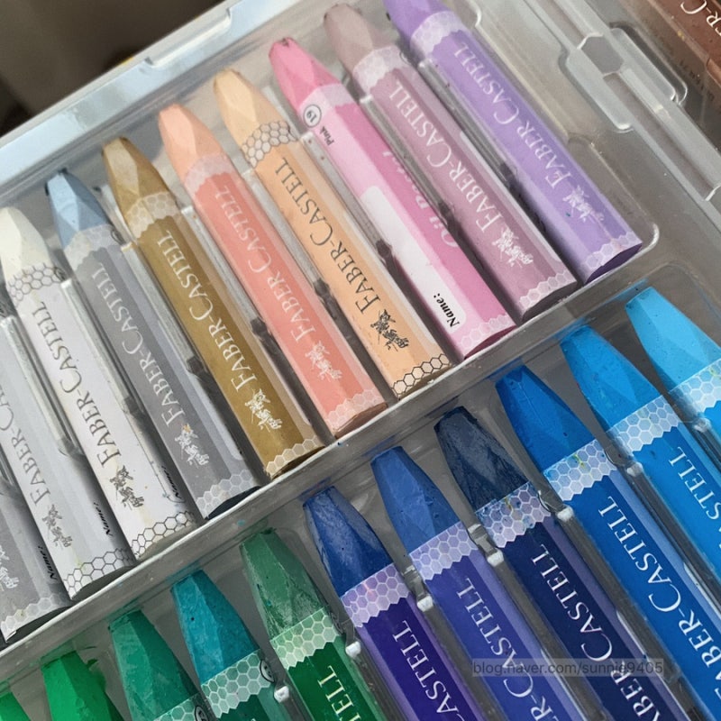 [Faber Castell] 파버카스텔 48색 크레파스 / 스타빌로 우디 4자루 ️ : 네이버 블로그