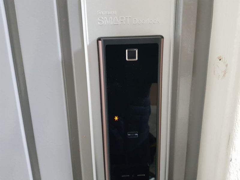 대전 삼성도어락 지문인식 번호키 SHP-DP951 삼부아파트에 설치/태평동열쇠 : 네이버 블로그