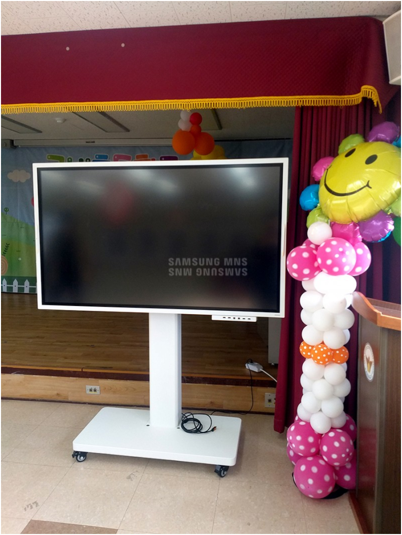삼성전자칠판 플립프로 65인치 K초등학교 설치후기신나는ai 교실과 창의융합형과학실에 도입 네이버 블로그