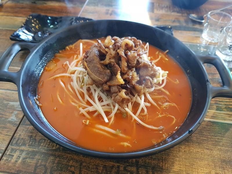 두정동 뽕도리 직화 소고기 짬뽕 오감만족 숙취해소 음식 네이버 블로그