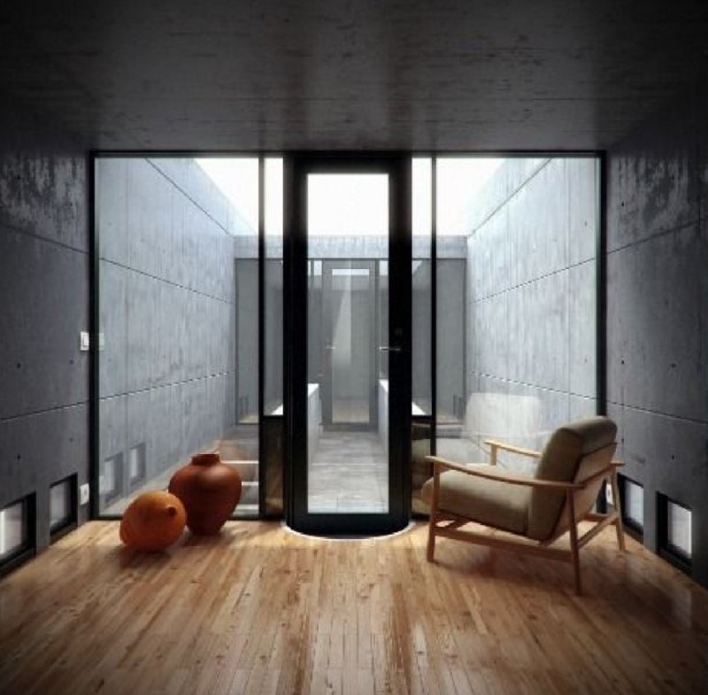 다다오 안도의 아즈마하우스(스미요시 나가야), azuma house, osaka by tadao ando, 1976 : 네이버 블로그