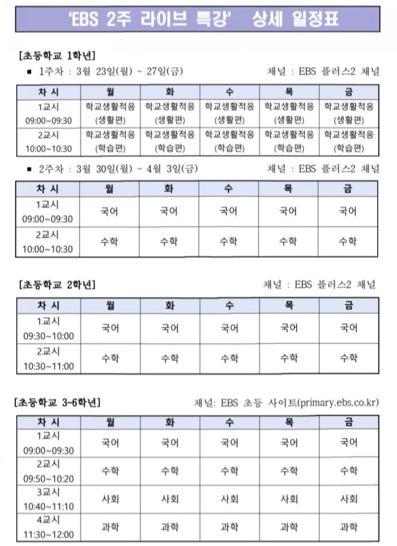 EBS 2주 라이브특강 만점왕 교재 및 교안 다운로드하기 : 네이버 블로그