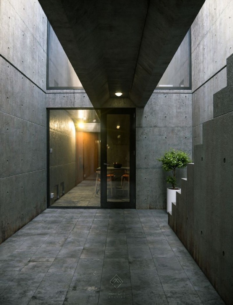 다다오 안도의 아즈마하우스(스미요시 나가야), azuma house, osaka by tadao ando, 1976 : 네이버 블로그
