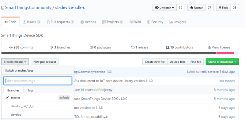 SmartThings Device SDK와 SW version : 네이버 블로그