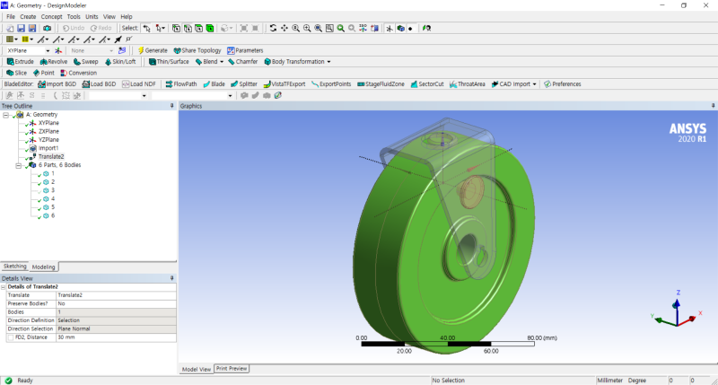 [ANSYS]004.ANSYS Workbench 구조해석 실습: Design Modeler 어셈블리 : 네이버 블로그