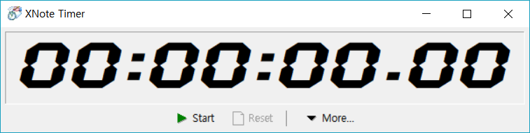 컴퓨터에서도 스톱워치를? 스톱워치 프로그램 (XNote timer) : 네이버 블로그
