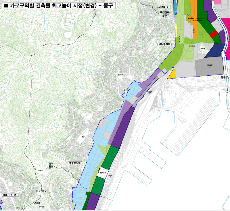 부산시 가로구역별 건축물 최고높이 운용지침 네이버 블로그