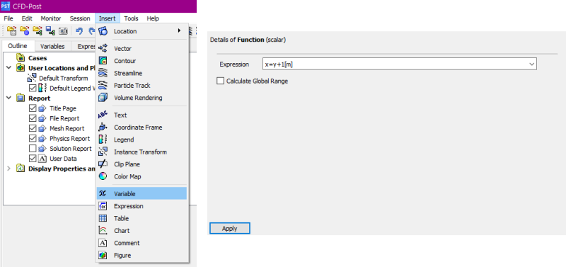 [ANSYS TIP] ANSYS CFX Post 에서 Iso Clip에 원하는 함수식을 Variable로 만들어 적용하기 ...