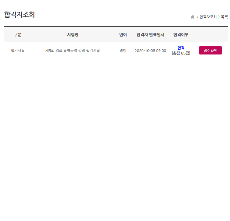 의료통역능력 검정시험 필기 합격수기 네이버 블로그