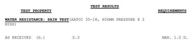 레인코트 2레이어 원단. 원단 발수, 방수 원단 차이. Water Repellent. Resistance : 네이버 블로그