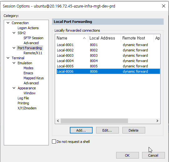 Windows환경 SecureCRT 사용하여 SSH Dynamic Port Forwarding 구현하기 : 네이버 블로그