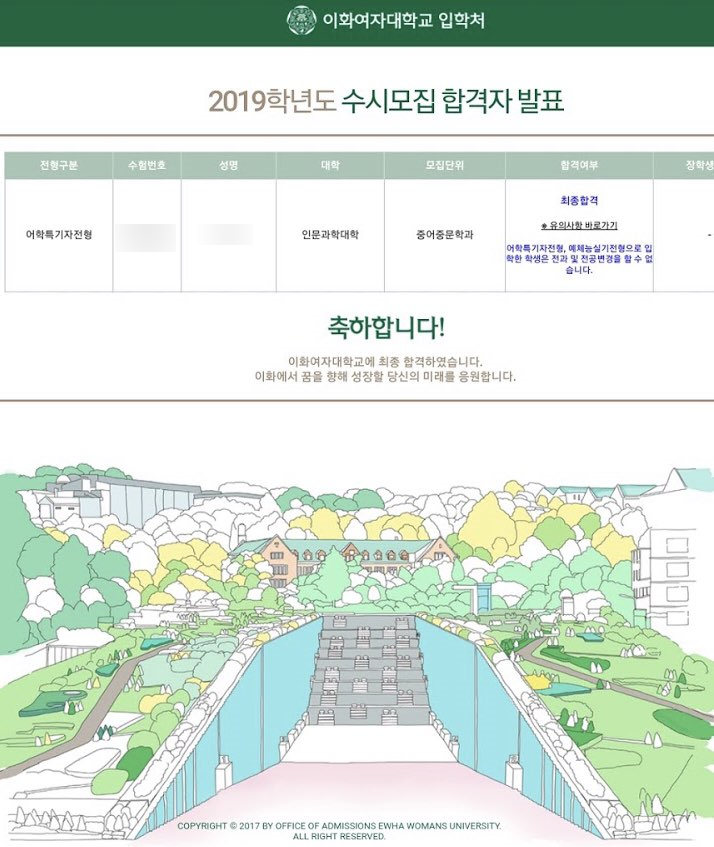이화여대 중어중문학과 어학특기자 면접 후기 서류 면접준비 팁 네이버 블로그