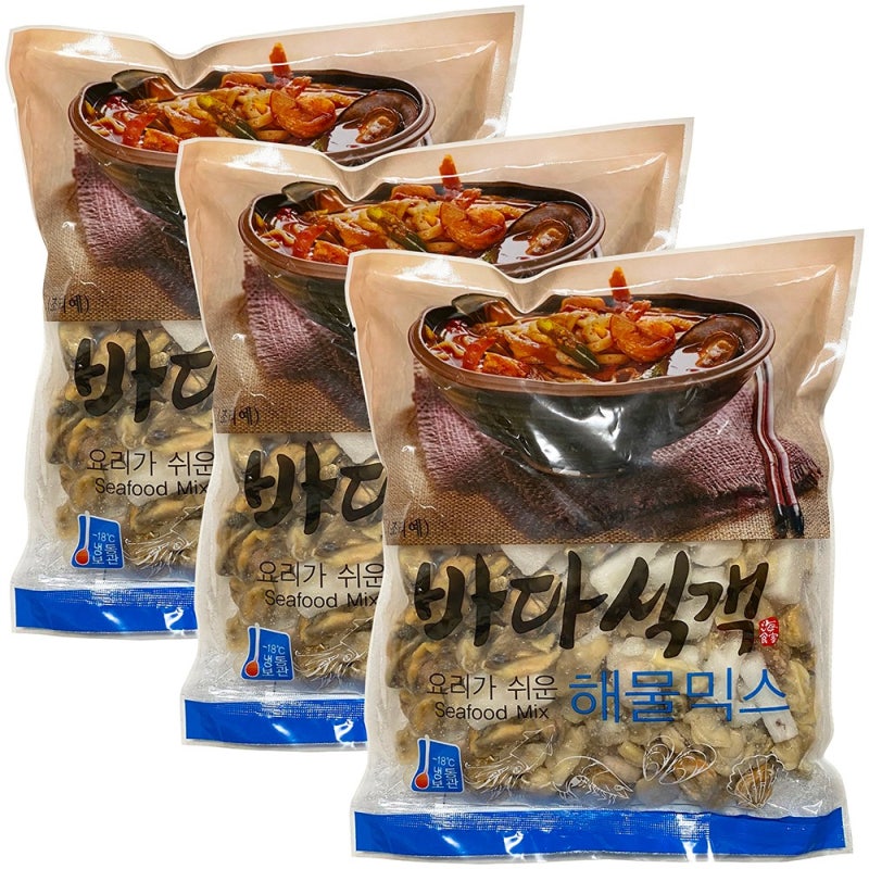 힘찬푸드 냉동 해물믹스 700g, 3팩 : 네이버 블로그