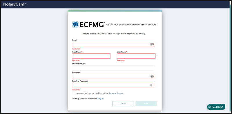 [USMLE Step 0] 3. 공증(notary) - Form 186과 'NotaryCam' : 네이버 블로그