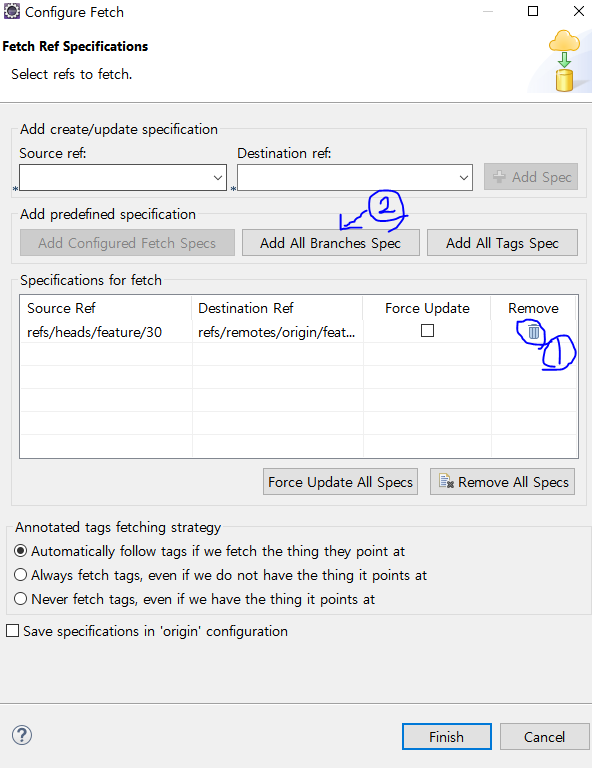 오류) org.eclipse.jgit.errors.MissingObjectException: Missing unknown ...