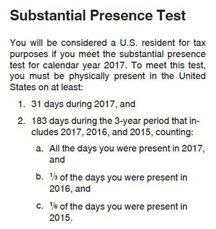 미국의 소득세 신고,납부기한과 미국세법상 거주자 판단 : 네이버 블로그