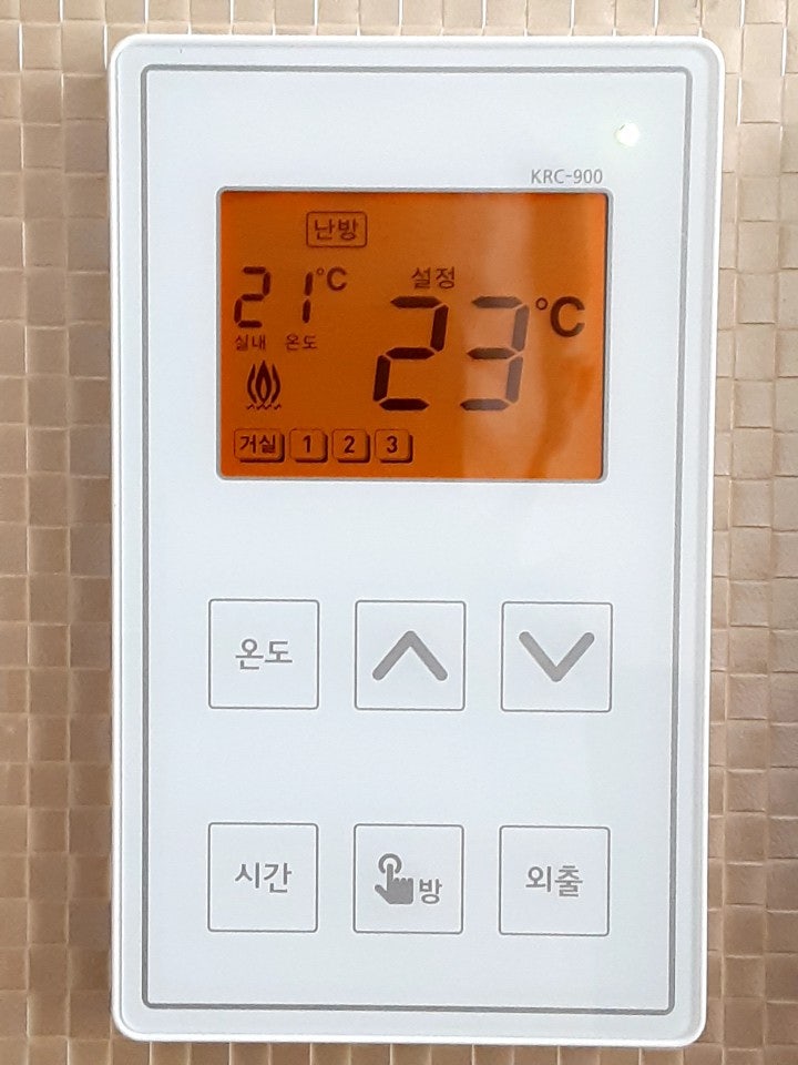 향남 시범 살구꽃마을 화성파크드림 삼양샘sem각방온도조절기각방제어시스템코텍 터치슬림형 백라이트 각방온도조절기로교체잠실엘스