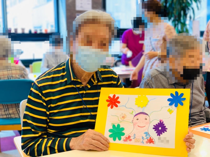 식사동주간보호센터미술프로그램에바알머슨 따라하기시니어데이케어 주은 일산센터 네이버 블로그