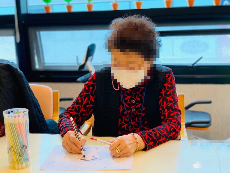 식사동주간보호센터미술프로그램에바알머슨 따라하기시니어데이케어 주은 일산센터 네이버 블로그
