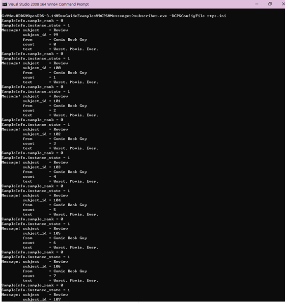 [Window] OpenDDS Messenger Publisher/Subscriber 실행하기 : 네이버 블로그