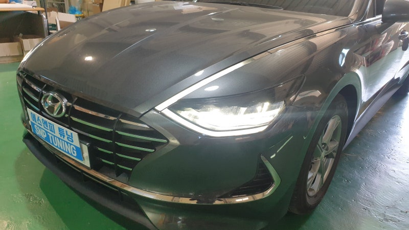 쏘나타 DN8 할로겐 라이트에서 MFR 타입 LED 라이트로 업그레이드!(히든 라이트, 에어덕트 포함) : 네이버 블로그