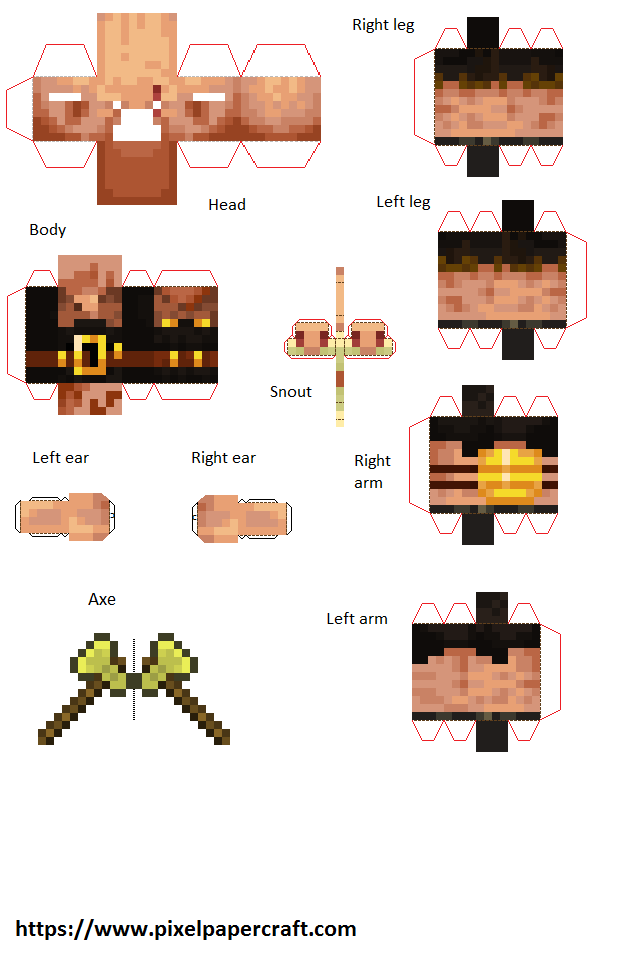 마인크래프트 종이모형 Minecraft 1164 117 스냅샷 종이모형 모음 12탄 네이버 블로그