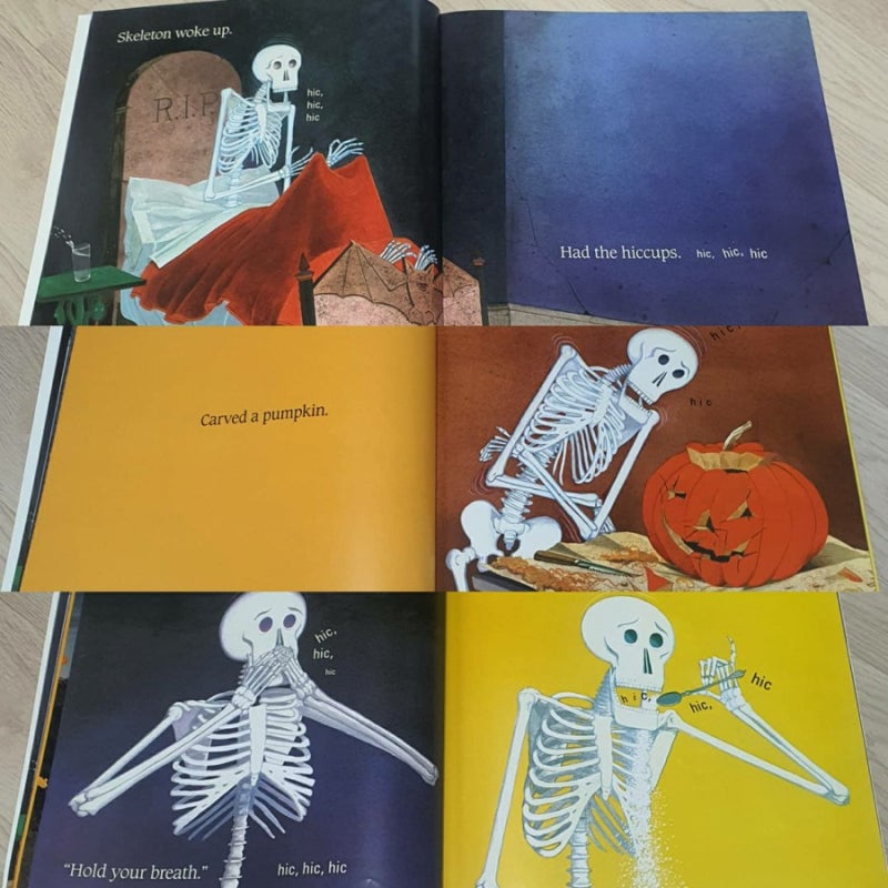할로윈 관련 영어동화책 영어원서 추천 Dry Bones, Skeleton hiccups : 네이버 블로그