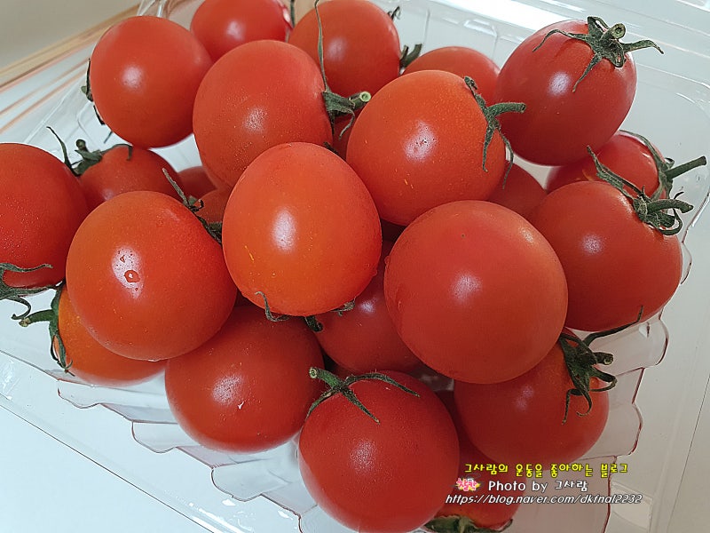 방울토마토 칼로리 하루 몇개까지 좋을까 네이버 블로그