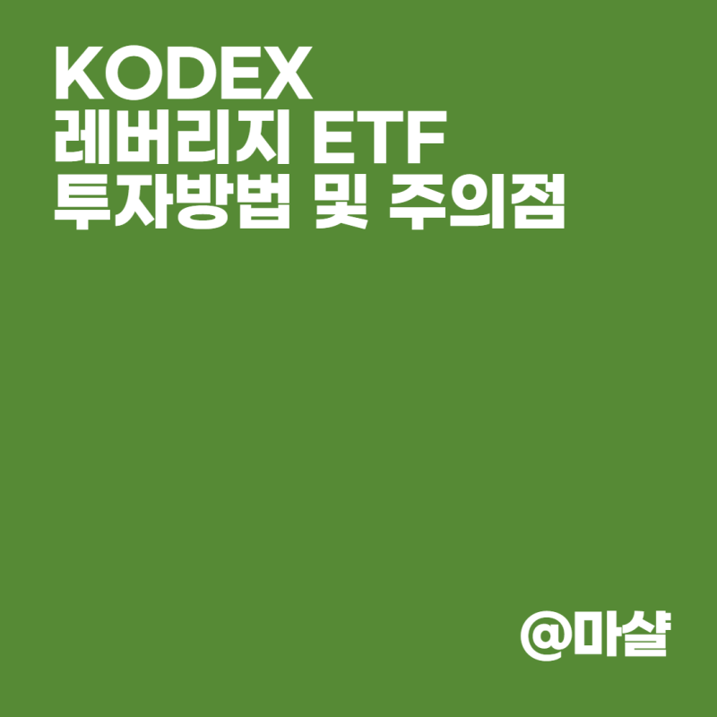 코덱스 레버리지kodex 레버리지 투자 방법 및 분석 장기투자 여부를 알아보자feat침식효과 네이버 블로그