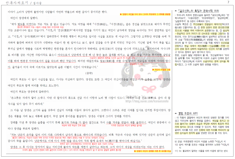 만복사저포기김시습 해설과 기출문제 오늘의 국어 네이버 블로그