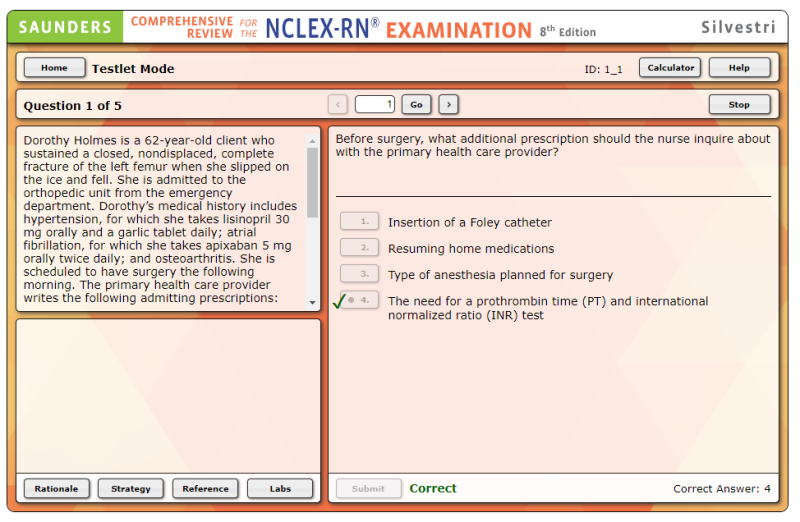 [2020/10/25] 엔클렉스 공부 - ♣사운더스(Saunders)8판 구매시 제공되는 무료 시험문제 사이트 이용법을 알아보자 ...