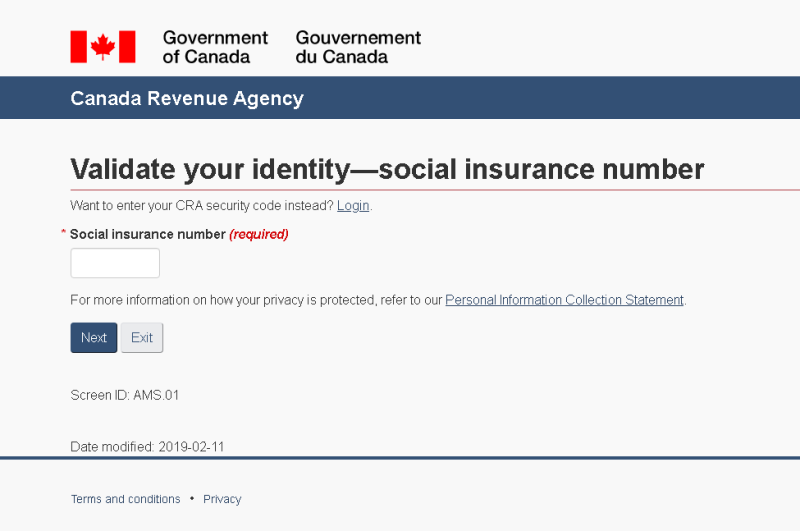 [서비스 캐나다] My Account 계정 만들기 : 네이버 블로그