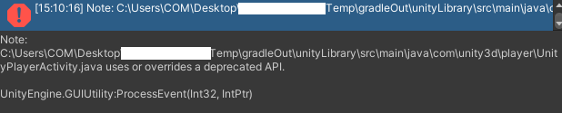 [Unity3D] uses or overrides a deprecated API 빌드 오류 : 네이버 블로그