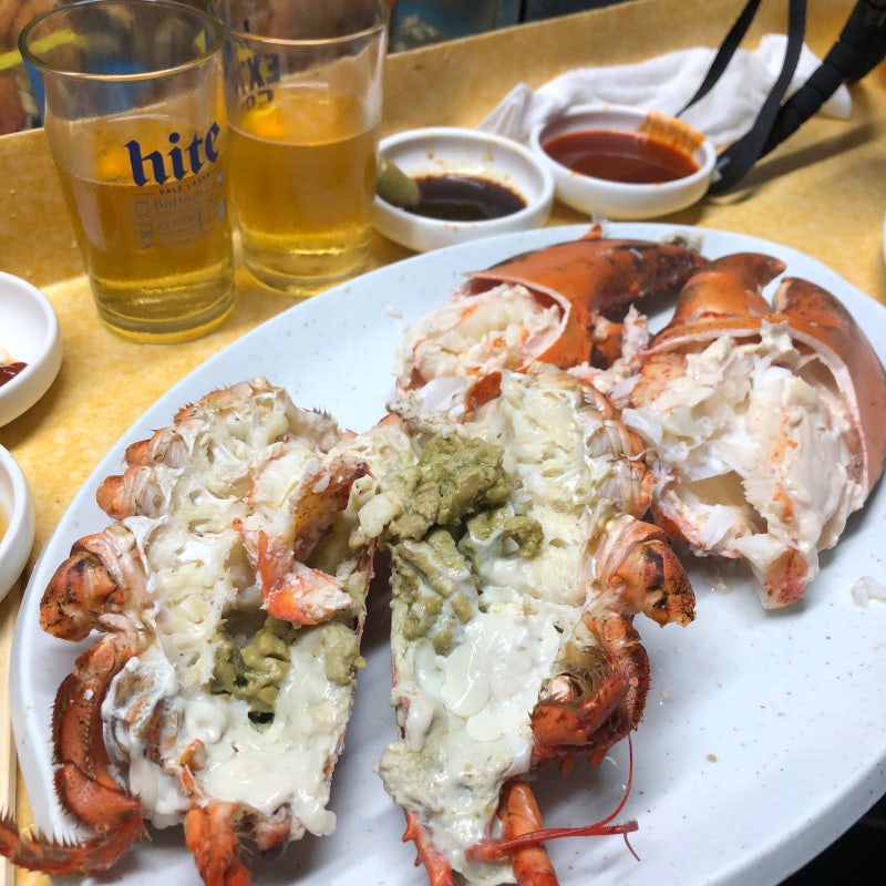 부산 해운대 맛집 바다마을 랍스터포장마차 갈매기19호 부산여행 먹킷리스트 네이버 블로그