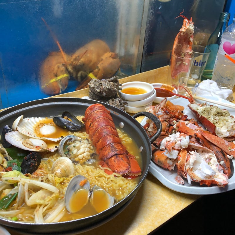 부산 해운대 맛집 바다마을 랍스터포장마차 갈매기19호 부산여행 먹킷리스트 네이버 블로그