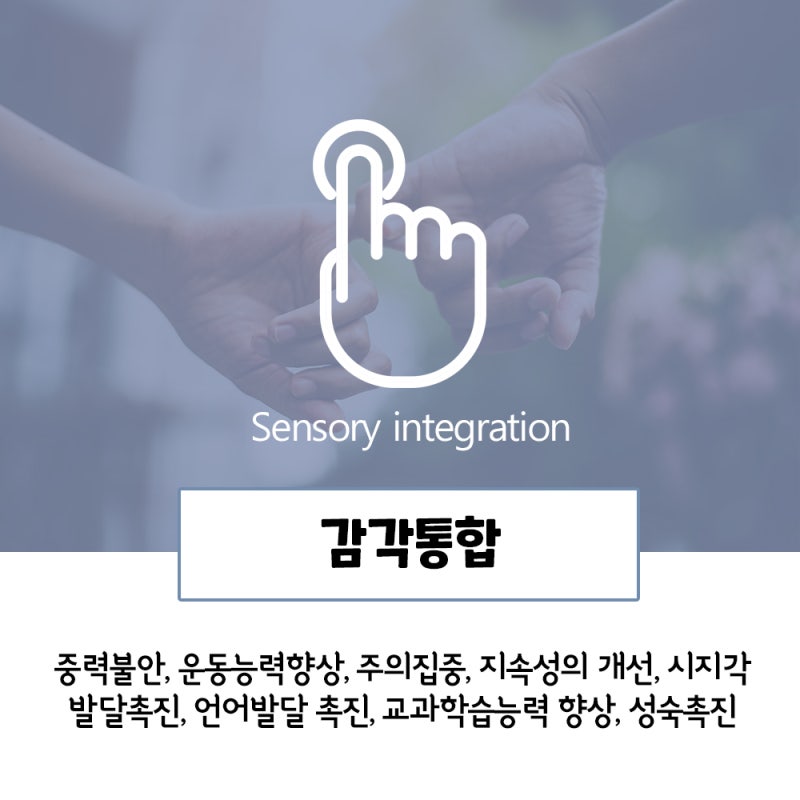 청주감각통합 프로그램 알아보자 네이버 블로그