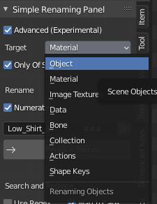 [Blender 2.8] 이름 재설정 애드온 Simple Renaming Panel : 네이버 블로그