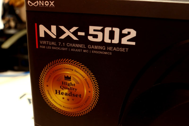 NOX NX-502 게이밍 헤드셋 가상 7.1 서라운드가 지원된다구? : 네이버 블로그
