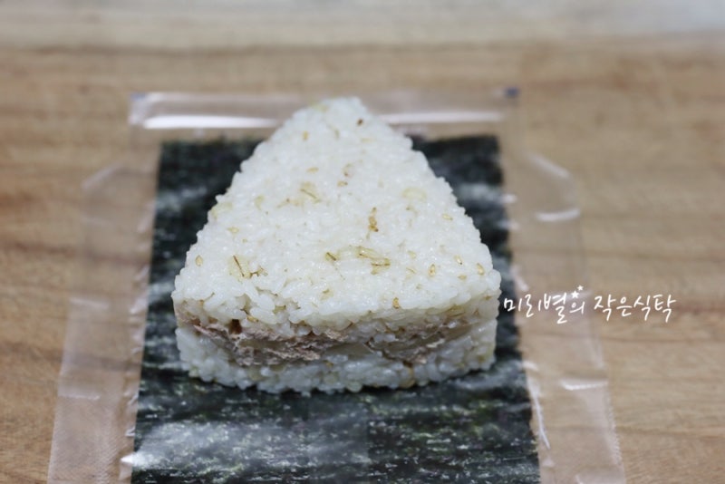 참치마요 삼각김밥 만들기 참치캔 요리로 간단하쥬 네이버 블로그