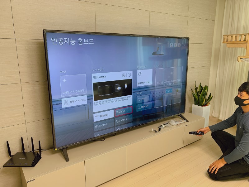 LG 86인치 TV 직구 설치후기 / 86UN8570PUC : 네이버 블로그