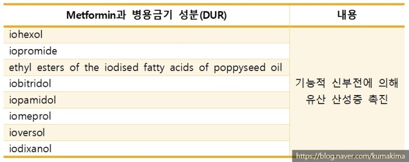 당뇨약 메트포르민metformin 글루코파지 다이아벡스 복용법 주의사항 네이버 블로그